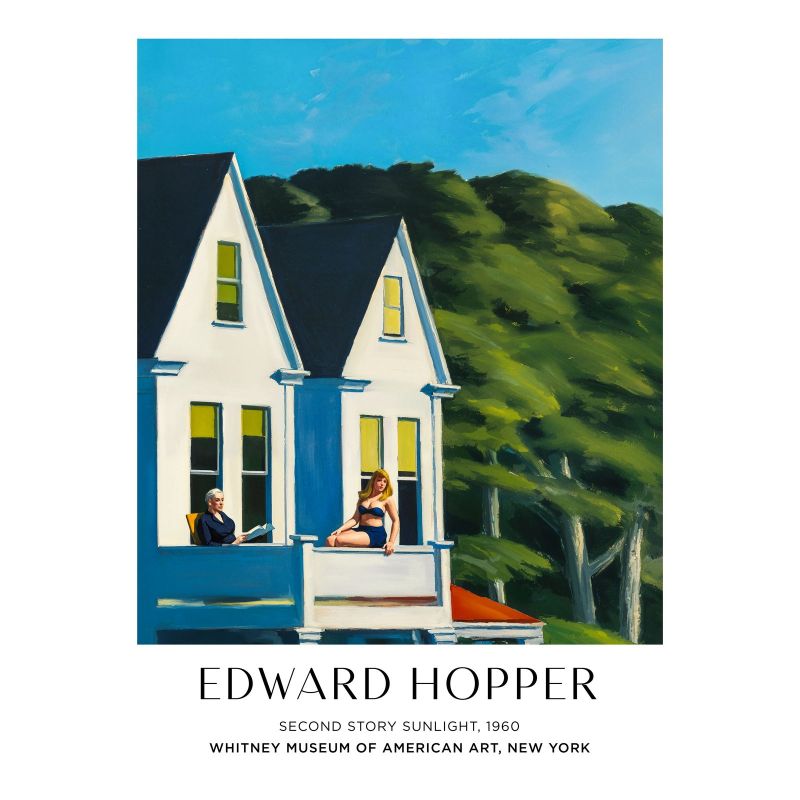 Póster - Second Story Sunlight de Edward Hopper